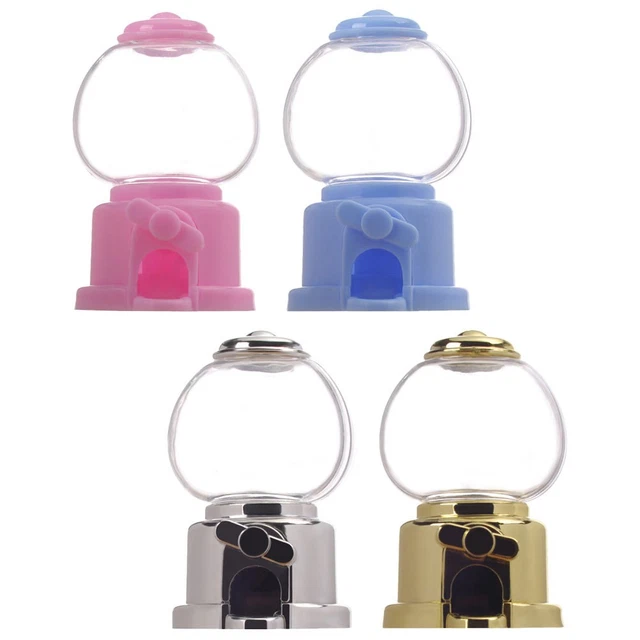 4 PCS TOY Gumball Machine Small Compact Candy Container Dispenser $27. ...