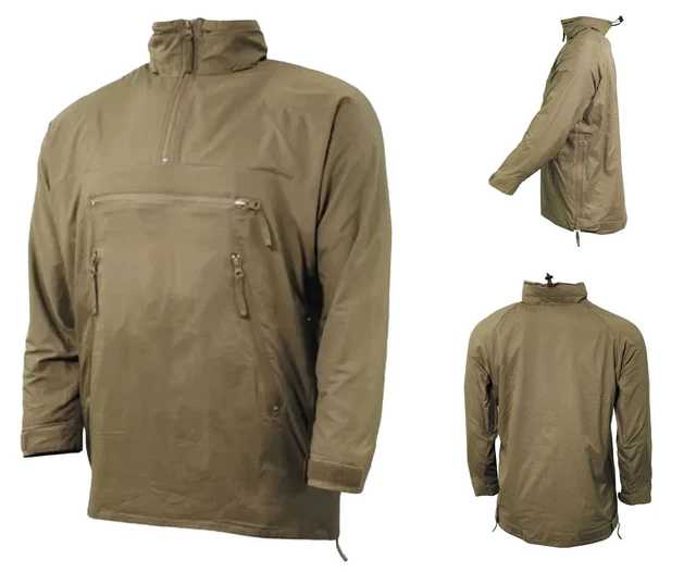 GENUINE BRITISH ARMY Buffalo Style Thermal Smock Jacket Green Fleece ...