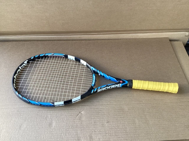 BABOLAT PURE DRIVE Plus Roddick + CORTEX 100 carrés poignée 4 3/8 10,6 ...