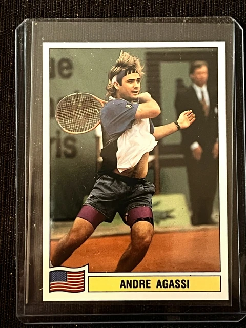 PANINI TENNIS ATP Tour 1992 Rookie Andre Agassi Usa # 38 Mint Psa ...