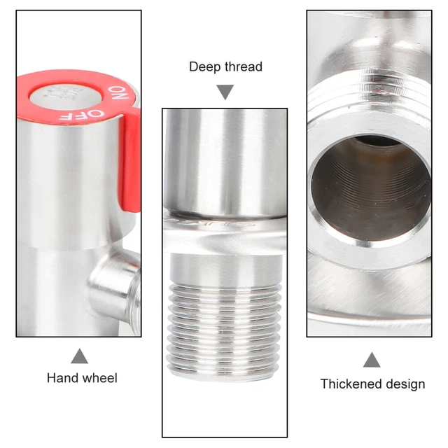 VALVOLA ACQUA VALVOLA angolare rubinetti lavello cucina lavandino EUR ...