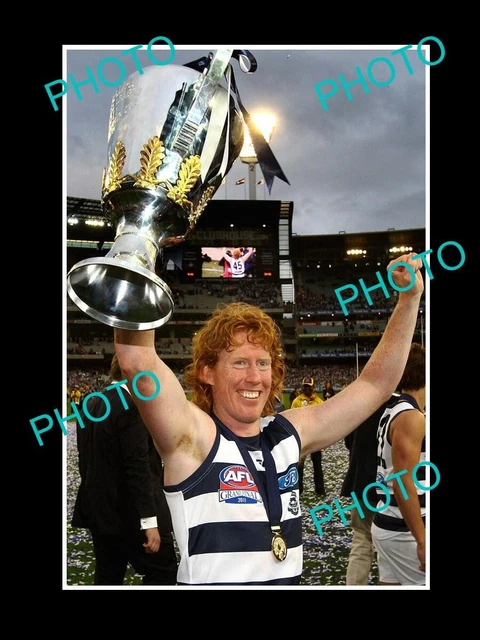 LARGE PHOTO OF Geelong Cats Fc Captain Cameron Ling 2011 Premiership ...