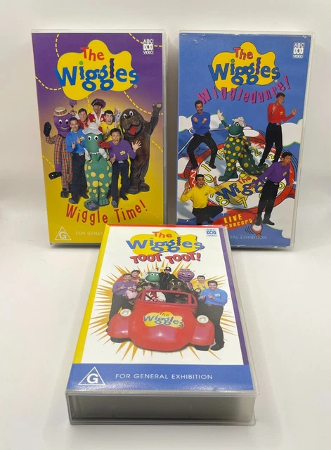 WIGGLE VHS BUNDLE. Wiggle Time, Wiggledance and Toot Toot. Original ...