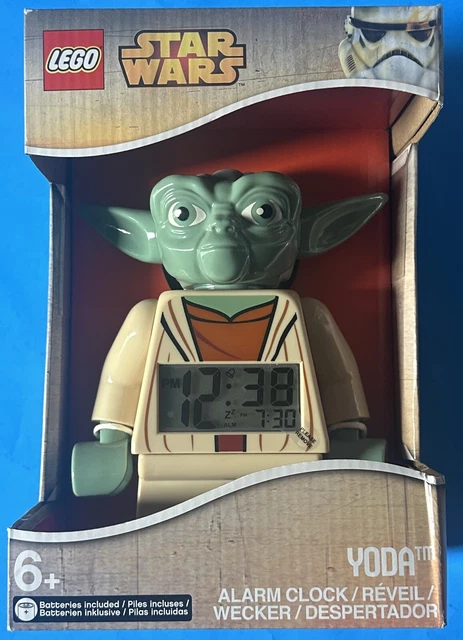 LEGO STAR WARS: Digital Clock, SW Yoda Figure Alarm Clock 9003080 NISB ...