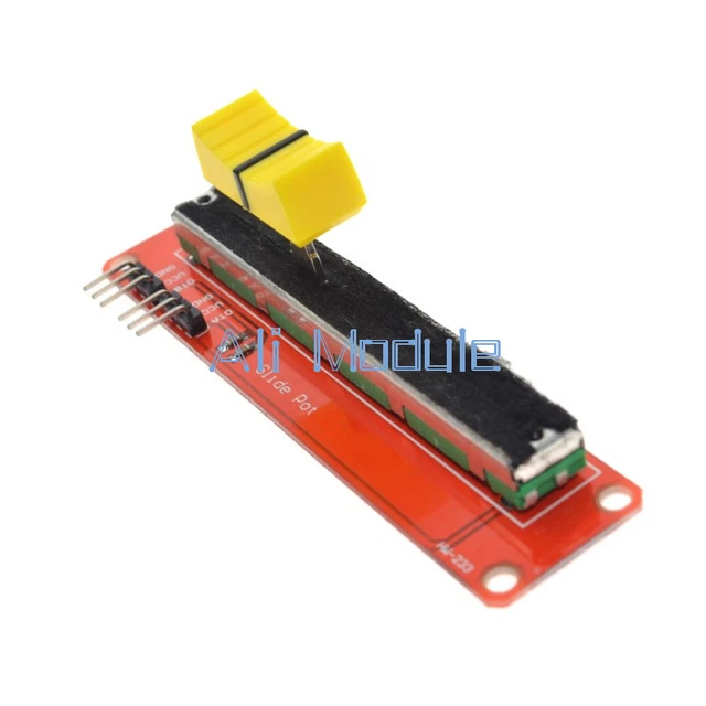 10K LINEAR SLIDE Potentiometer Module Dual Output For Arduino ...
