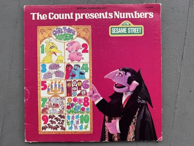 THE COUNT PRESENTS Numbers Sesame Street Record Lp £4.45 - PicClick UK
