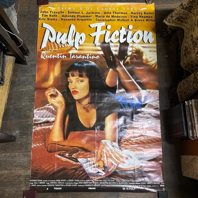 AFFICHE DE CINÉMA originale Pulp Fiction 1994. Tarantino EUR 125,00 ...