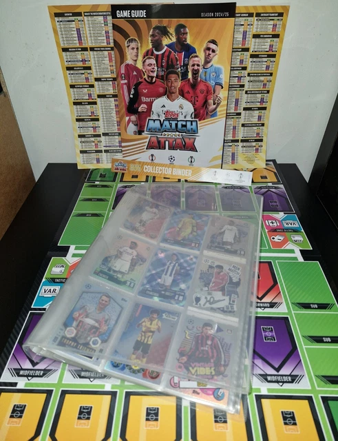 MATCH ATTAX 24/25 Game Guide-Check List-Play Pitch-53 Cards £8.99 ...