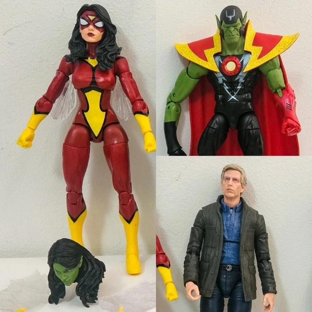 MARVEL LEGENDS SPIDER-WOMAN Skull Queen Super Skrull Secret Wars Talos ...