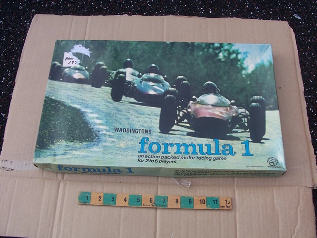 VINTAGE 60'S / 70's FORMULA 1, BOARD GAME by WADDINGTON £6.00 - PicClick UK