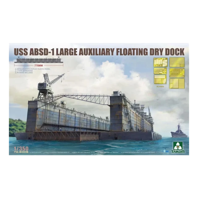 TAKOM 6006 USS ABSD-1 Large Auxiliary Floating Dry Dock EUR 123,15 ...