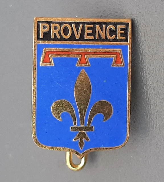 INSIGNE ÉMAIL PROVENCE miniature circa 1960 Blason Héraldique ORIGINAL EUR 7,99 - PicClick FR
