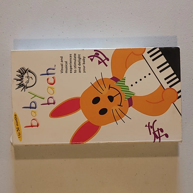 BABY EINSTEIN ~ BABY BACH ~ VHS, 2000 ~ 1 to 36 months ~ 1+ SHIP $41.21 ...