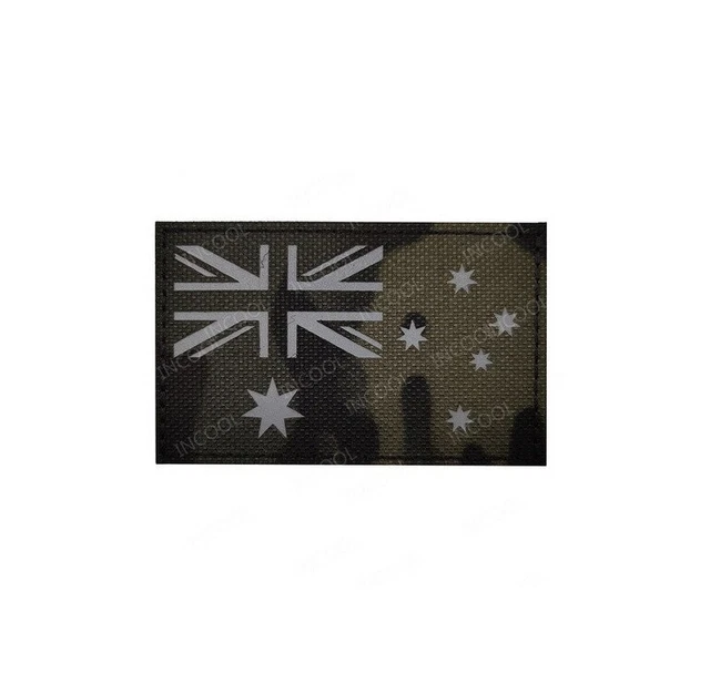 NEW AUSTRALIAN BLACK CP Patch Badge Tactical Military Flags Embroidery ...
