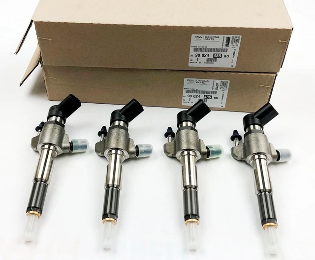 JEU DE 4 Injecteurs Diesel Citroen Peugeot 1.6 Hdi 112/114Ps (Oe 9802448680) EUR 1.010,00 ...