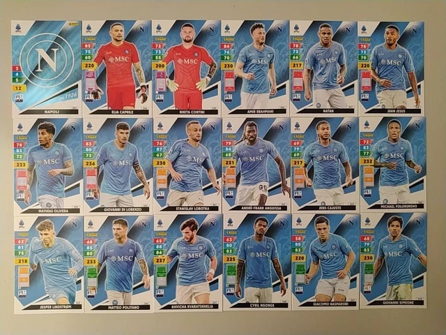 PANINI CALCIATORI ADRENALYN 2024-25 2025 Fiorentina Squadra Completa 18 Card EUR 8,00 - PicClick IT