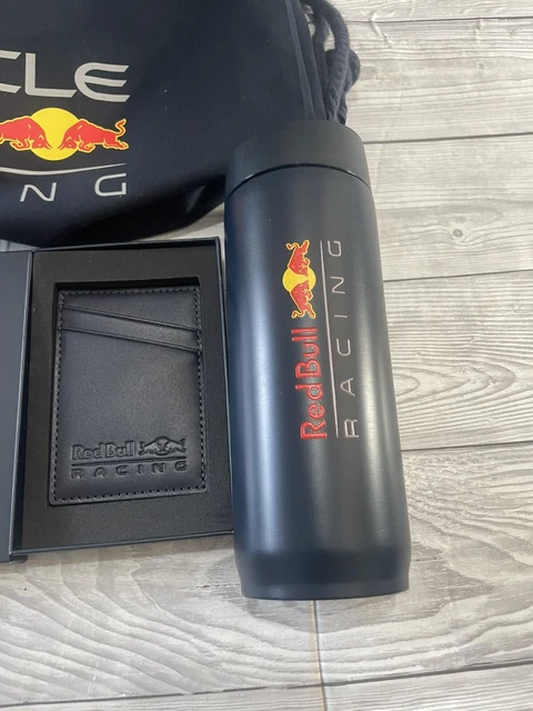 RED BULL F1 Racing Diagonal Leather Card Holder Wallet Bag Cup Sports ...