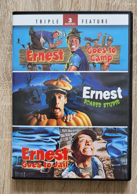 RARE ERNEST TRIPLE Feature- Goes To Camp -Scared Stupid-Goes To Jail ...