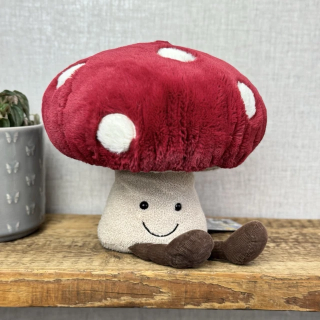 JELLYCAT AMUSEABLE MUSHROOM - First Release Original Toadstool Woodland ...