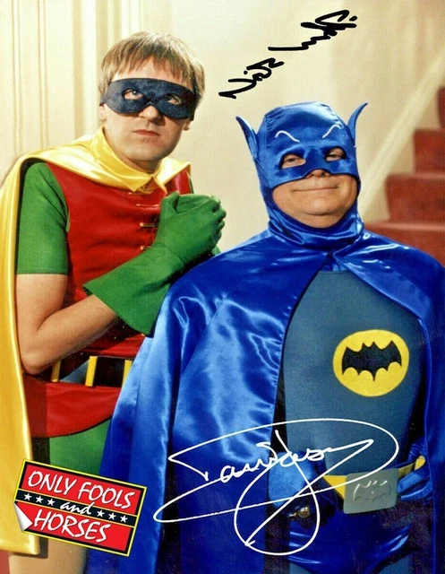RETRO ONLY FOOLS Horses inspired Del Boy Rodney Batman Robin Signed ...