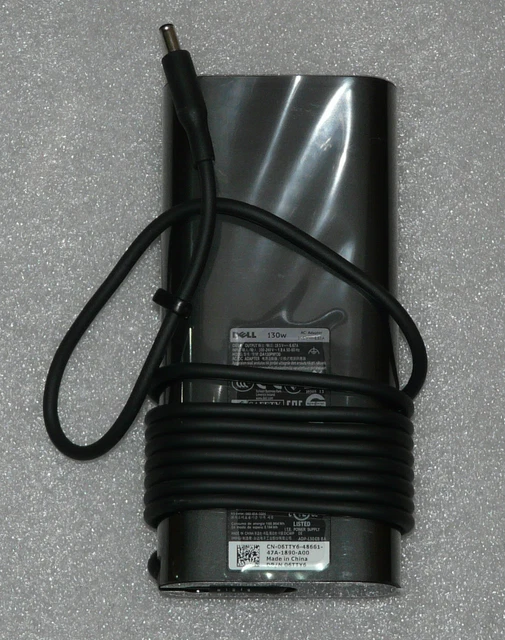 NEUF D'ORIGINE DELL XPS 15 9530 9550 9560 130W Chargeur Adaptateur ...