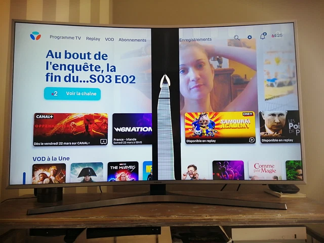 TÉLÉVISEUR LED SAMSUNG incurvé, écran Cassé EUR 50,00 - PicClick FR