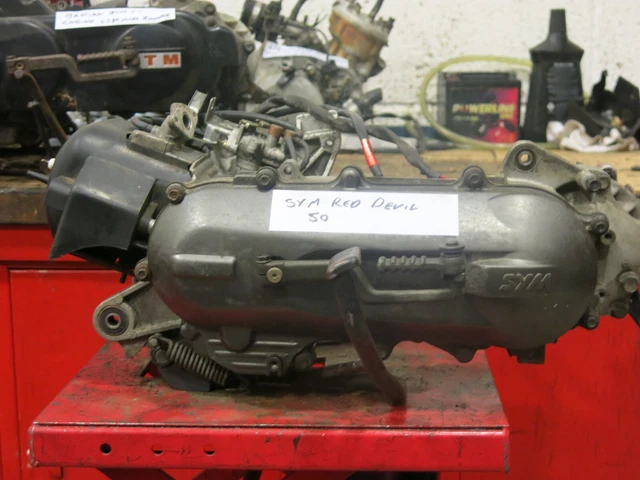 SYM RED DEVIL 50cc Complete Engine EUR 171,29 - PicClick FR