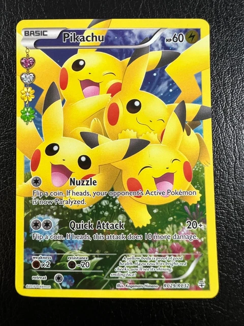 POKEMON CARD XY Generations Pikachu (Full Art) Rare Holo Vintage ...
