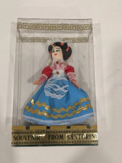VINTAGE 1970 DOLL Greece handmade Souvenir From Santorini $15.00 ...