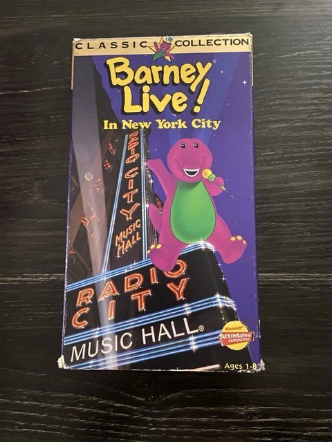 BARNEY - LIVE In New York City (VHS, 1994, Classic Collection) $20.86 ...