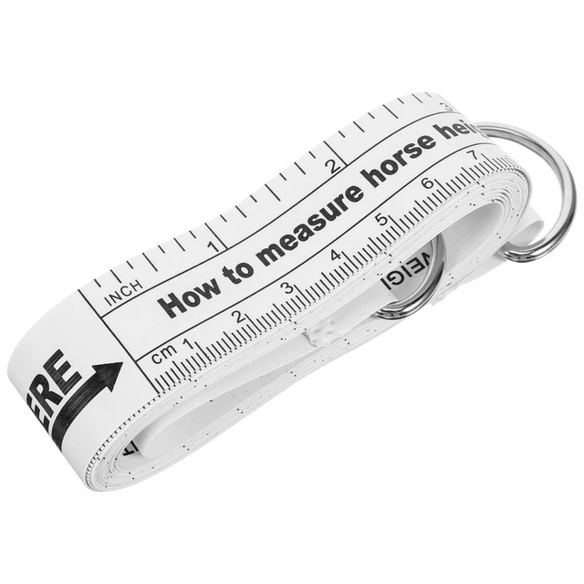 LIVESTOCK TAPE MEASURE Pvc Flexible Portable Horse Measuring ...