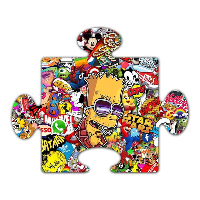 TABLEAU SIMPSON Style Pop Art en tirage limité et numéroté EUR 189,00 ...