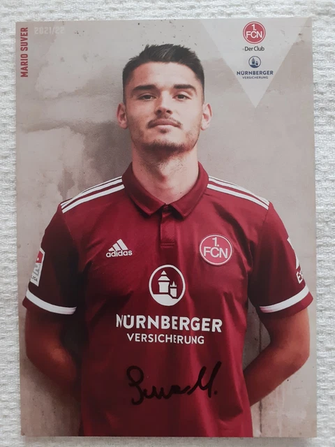 Autogrammkarte Mario Suver 1 Fc Nürnberg Saison 20212022 Eur 100 Picclick De