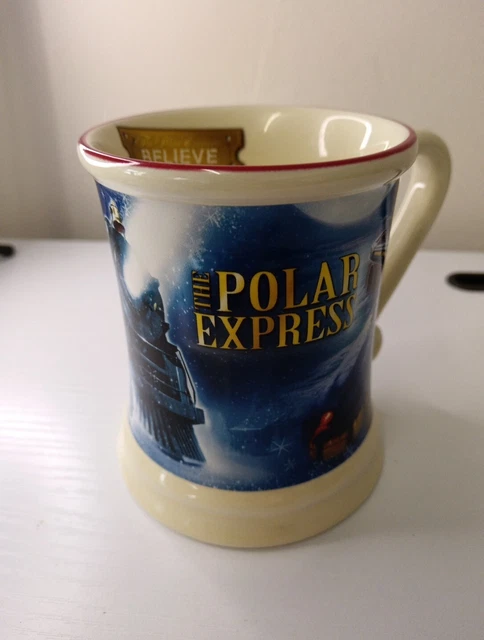 THE POLAR EXPRESS Train 3D Official Warner Brothers Polar Express Mug ...