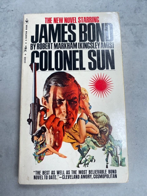 COLONEL SUN FIRST 1st/5th Bantam 1969 IAN FLEMING Kingsley Amis James ...