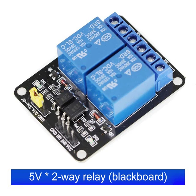 RELAY MODULE LED Indicator Relay Interface Board with Optocoupler (2 ...