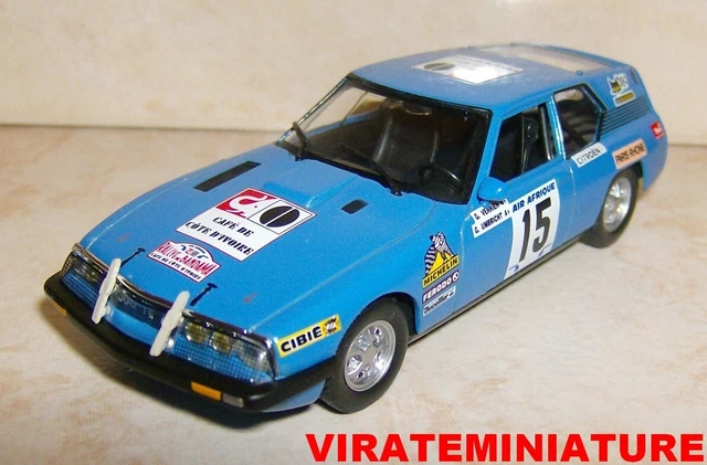 CITROEN SM PROTO 6°Bandama Rallye Cote Ivoire 1973 Guy Verrier Ixo ...