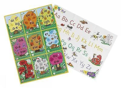 JOLLY PHONICS ALTERNATIVE Spelling & Alphabet Posters - 9781903619124 ...
