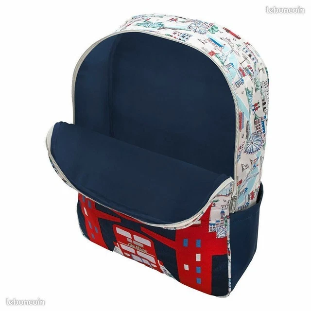 CATH KIDSTON LONDON Map Novelty Backpack 29 x 39 x 12cm NEW EUR 14,00 ...