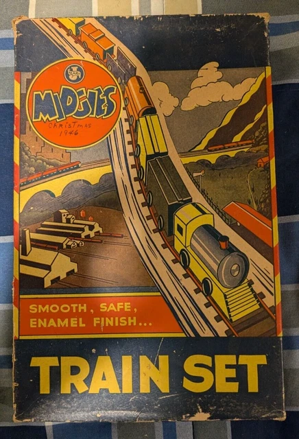 JAYMAR MIDGIES TRAIN Set wood + enamel finish w/ original box £71.27 - PicClick UK