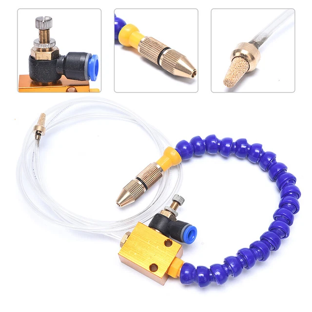 CNC LATHE LUBRICATION Drill Grind Nozzle Metal Milling Mist CoolantB-wq ...