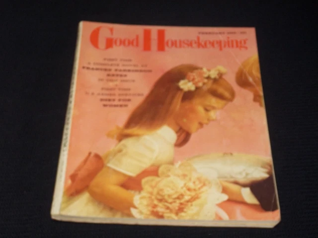 1959 FEBRUARY GOOD Housekeeping Magazine Front Cover - E 3784 £29.28 ...