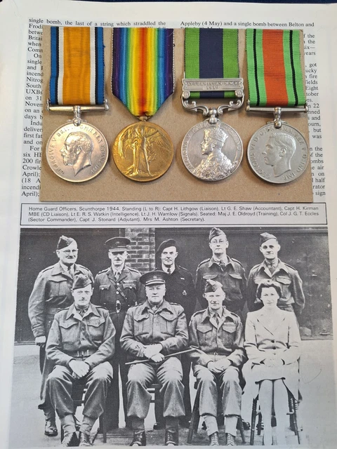 WW1 AND WW2 Medal Group Colonel J G T Eccles E.yorks S&T Corps Lincolnshire Regt £419.99 ...