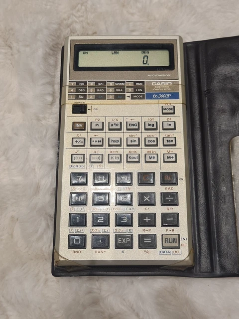 CASIO SCIENTIFIC CALCULATOR fx-3600P Made in Japan USED good conditions ...