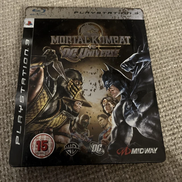 PS3 MORTAL KOMBAT vs DC Universe Rare Steelbook Edition- Sony ...