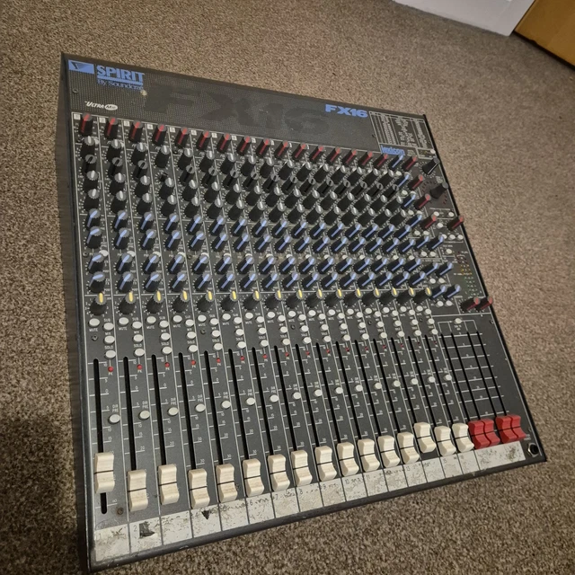 SPIRIT SOUNDCRAFT FX16 Fully Working (No Power Supply) £55.44 - PicClick UK