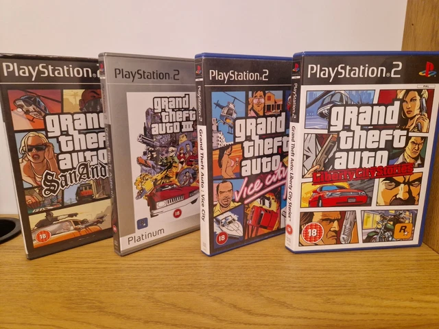 GRAND THEFT AUTO Playstation 2 Collection - Vice City, Liberty, San ...