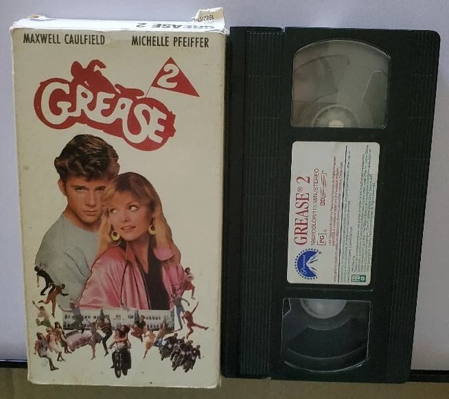 GREASE 2 (VHS Tape, 1982) Michelle Pfeiffer Cult Comedy musical romance ...