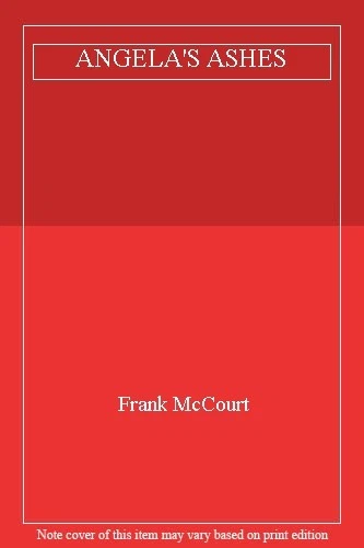 ANGELA'S ASHES,FRANK MCCOURT- 9780583331555 EUR 4,18 - PicClick FR