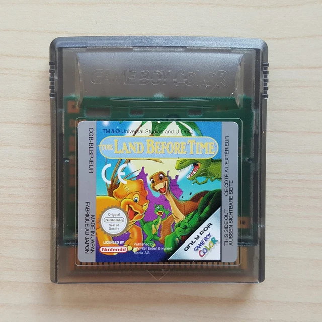 THE LAND BEFORE Time Nintendo Gameboy Color Spiel Modul Cartridge EUR 19,95 - PicClick DE